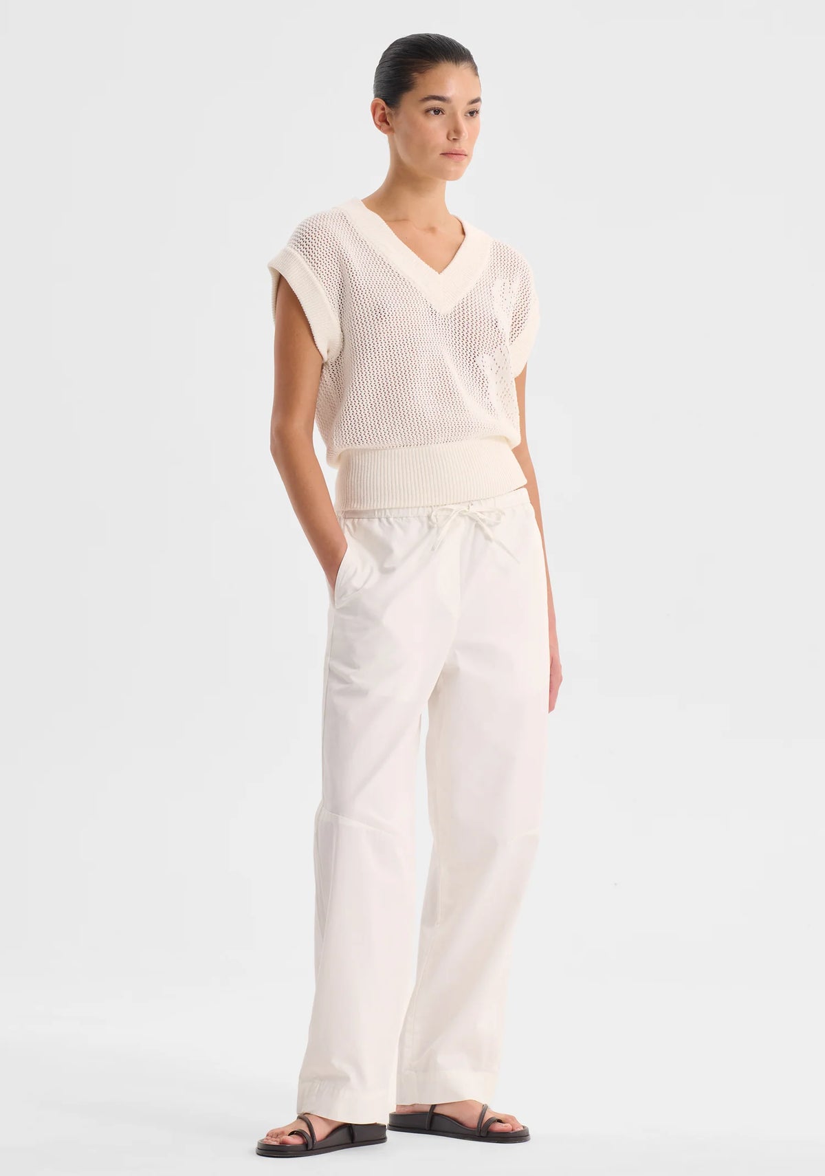 Morrison Chiara Vest - White – Mason&Francis